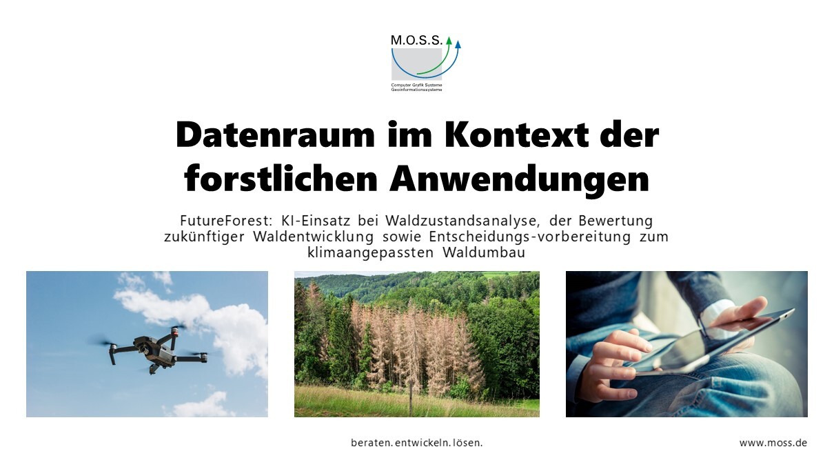 Webinar "Datenraum im Kontext der forstlichen Anwendungen im Forschungsprojekt FutureForest ...